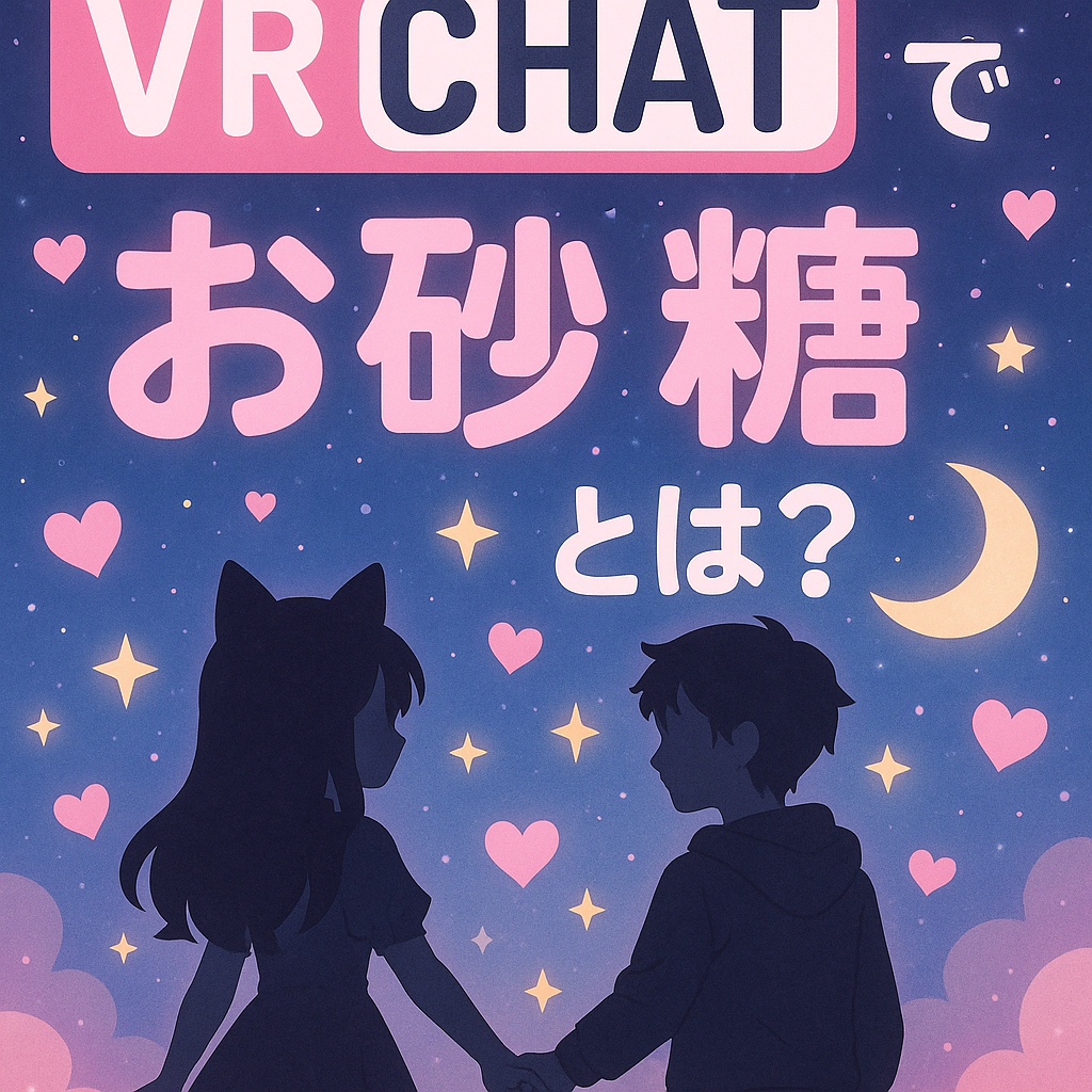 【VRChat】お砂糖大全。失敗しないお砂糖関係の始め方5ステップからトラブル解決までプレイ歴3年の僕が全て解説します | VRChat ...